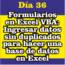 Día 36: Formularios en Excel VBA: Ingresar datos sin duplicados para ...