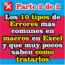 Los 10 tipos de errores más comunes en macros en Excel con VBA y que ...